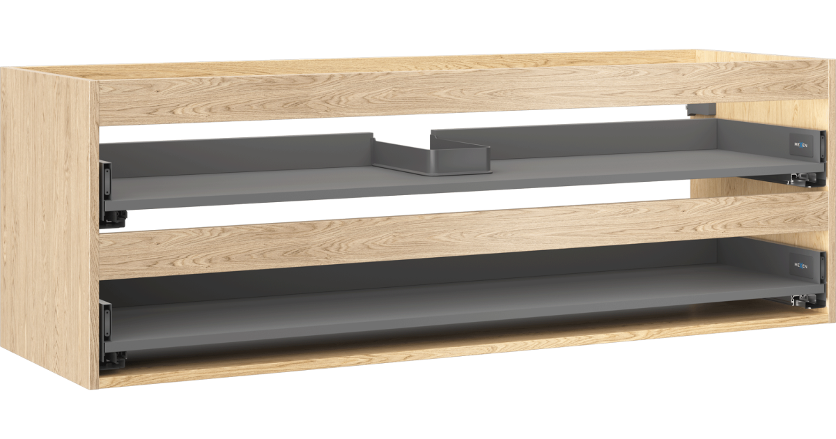 Mexen Box-A corp dulap lavoar 140 cm, 2 sertare, stejar - 91AX0-1400 ...