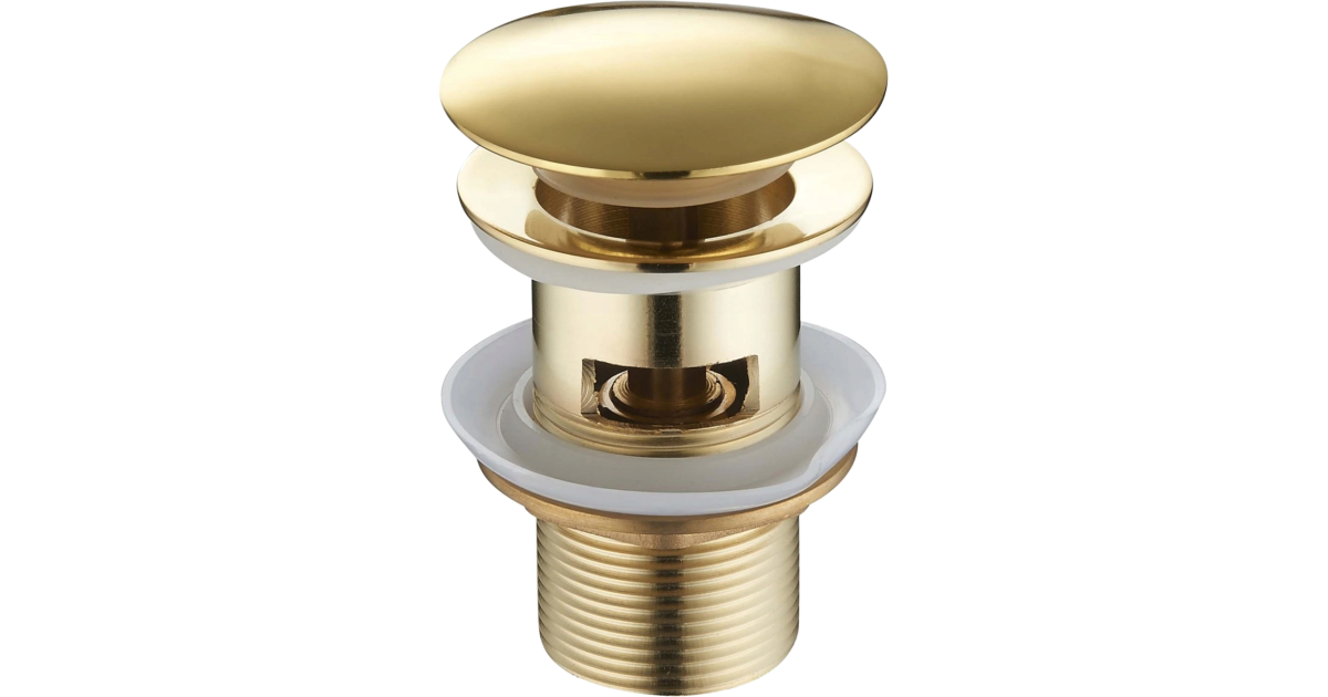 Mexen dop clic-clac rotund cu preaplin, auriu - 79920-50